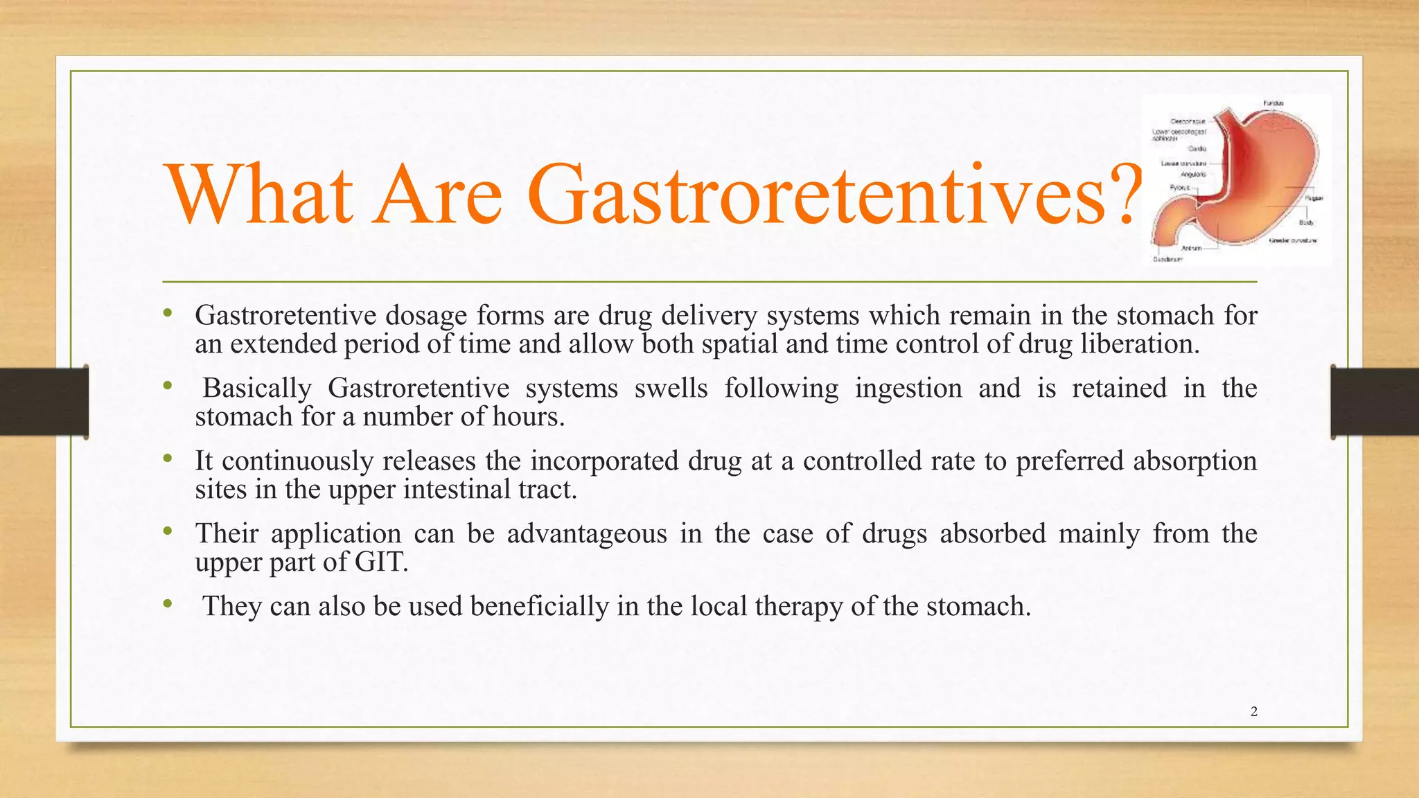 Approaches to extend gastro intestine transit | PPTX