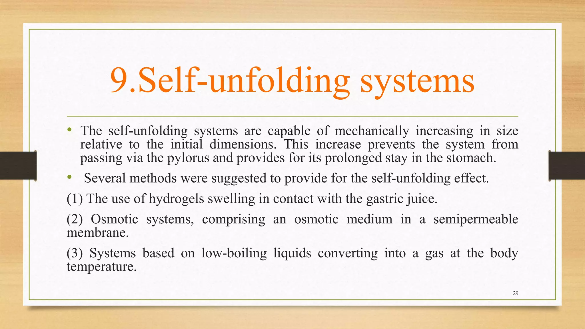 Approaches to extend gastro intestine transit | PPTX