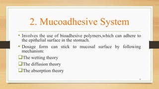 Approaches to extend gastro intestine transit | PPTX