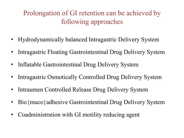 Approaches To Extend GI Transit | PPTX