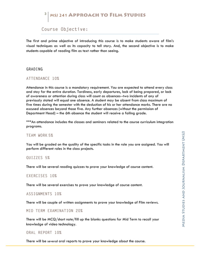 Approaches to film studies | PDF