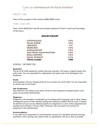 Approaches to film studies | PDF