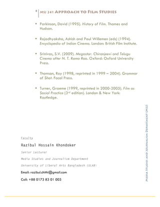 Approaches to film studies | PDF