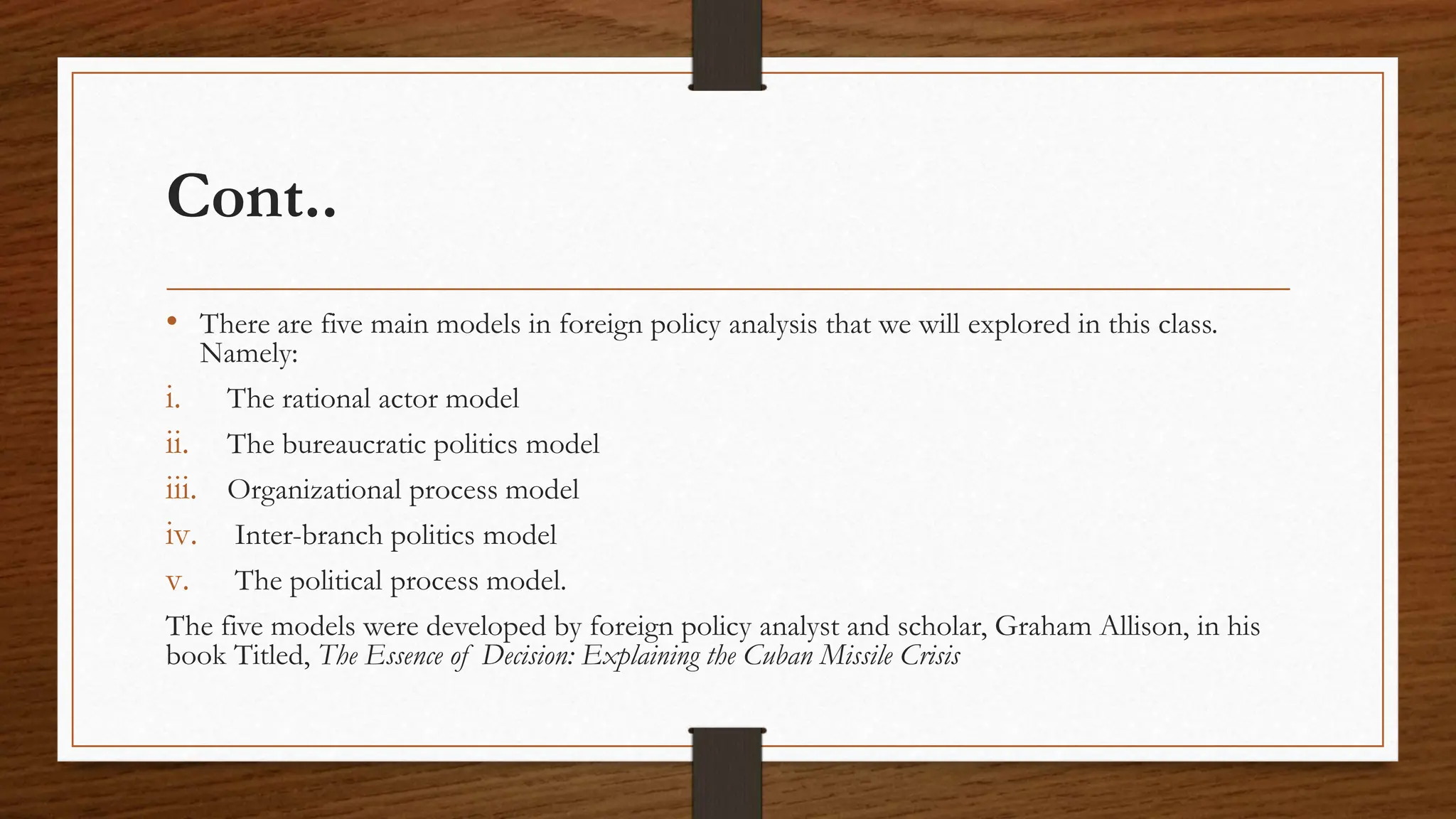 Approaches to foreign Policy, history and trends.pptx