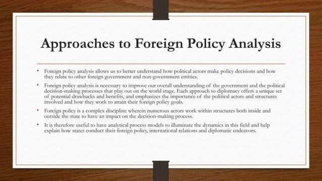 Approaches to foreign Policy, history and trends.pptx