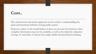 Approaches to foreign Policy, history and trends.pptx