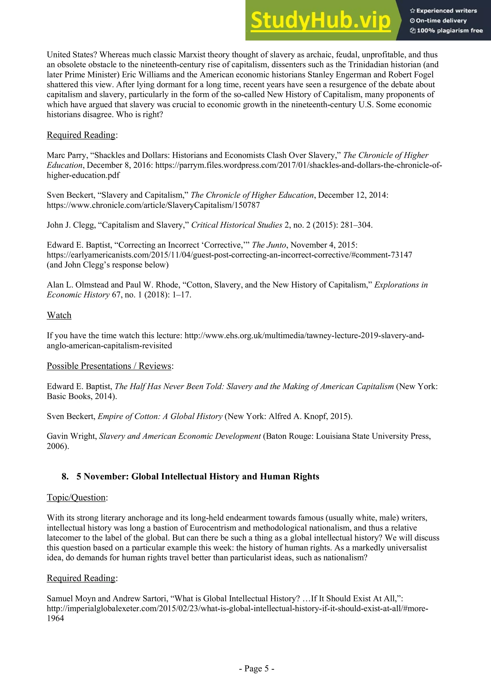 Approaches To Global History | PDF