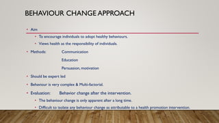 Approaches to Health Education, Promotion& Prevention.pdf