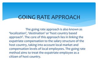 Approaches to international compensation | PPTX