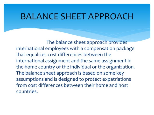 Approaches to international compensation | PPTX | Business Accounting ...