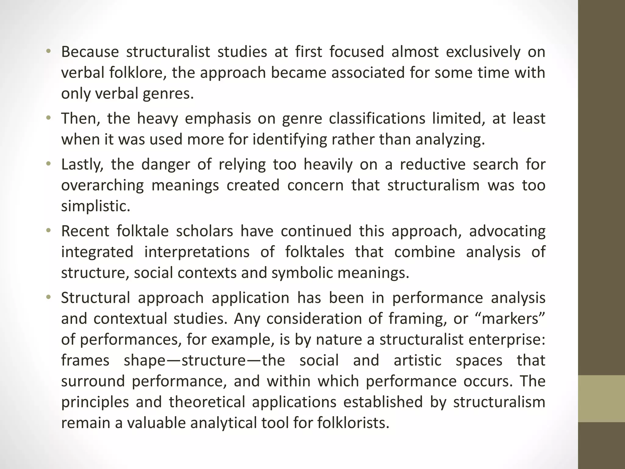 Approaches to interpreting folklore | PPTX