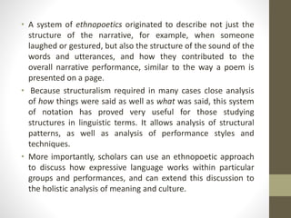 Approaches to interpreting folklore | PPTX