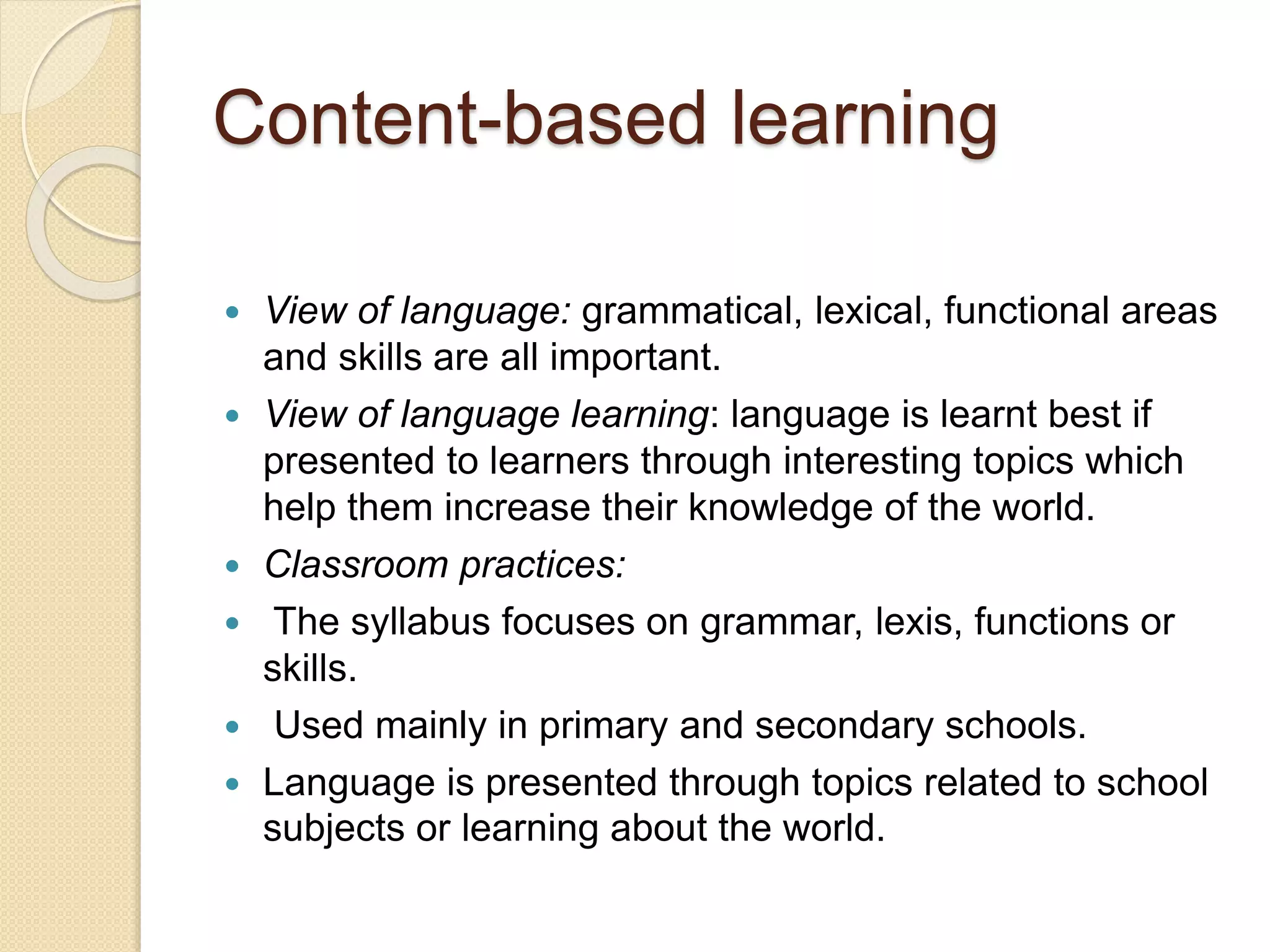01 Approaches to Language Teaching | PPTX