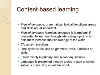 01 Approaches to Language Teaching | PPTX