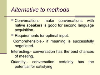 Approaches to language teaching | PPT