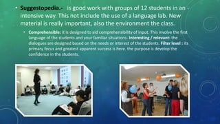 Approaches to language teaching | PPTX
