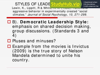 APPROACHES TO LEADERSHIP | PDF
