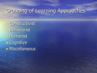 Approachesto Learning | PPT