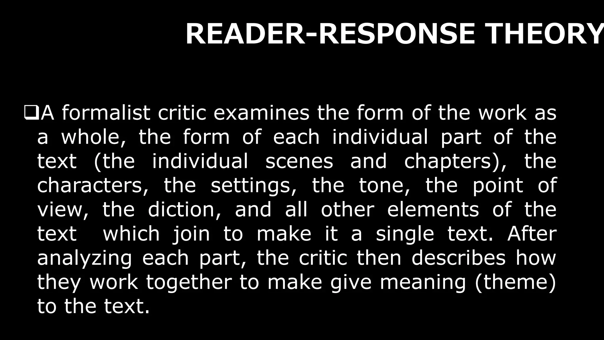 Approaches to literary criticism | PPTX