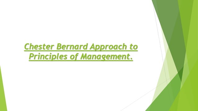 Approaches to management | PPT