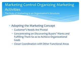 Approaches to marketing implementation | PPTX