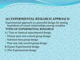 Approaches to nursing research | PPTX