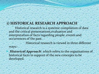 Approaches to nursing research | PPTX