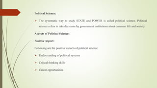 APPROACHES TO POLITICAL SCIENCE.pptx