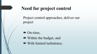 Approaches to project control | PPT