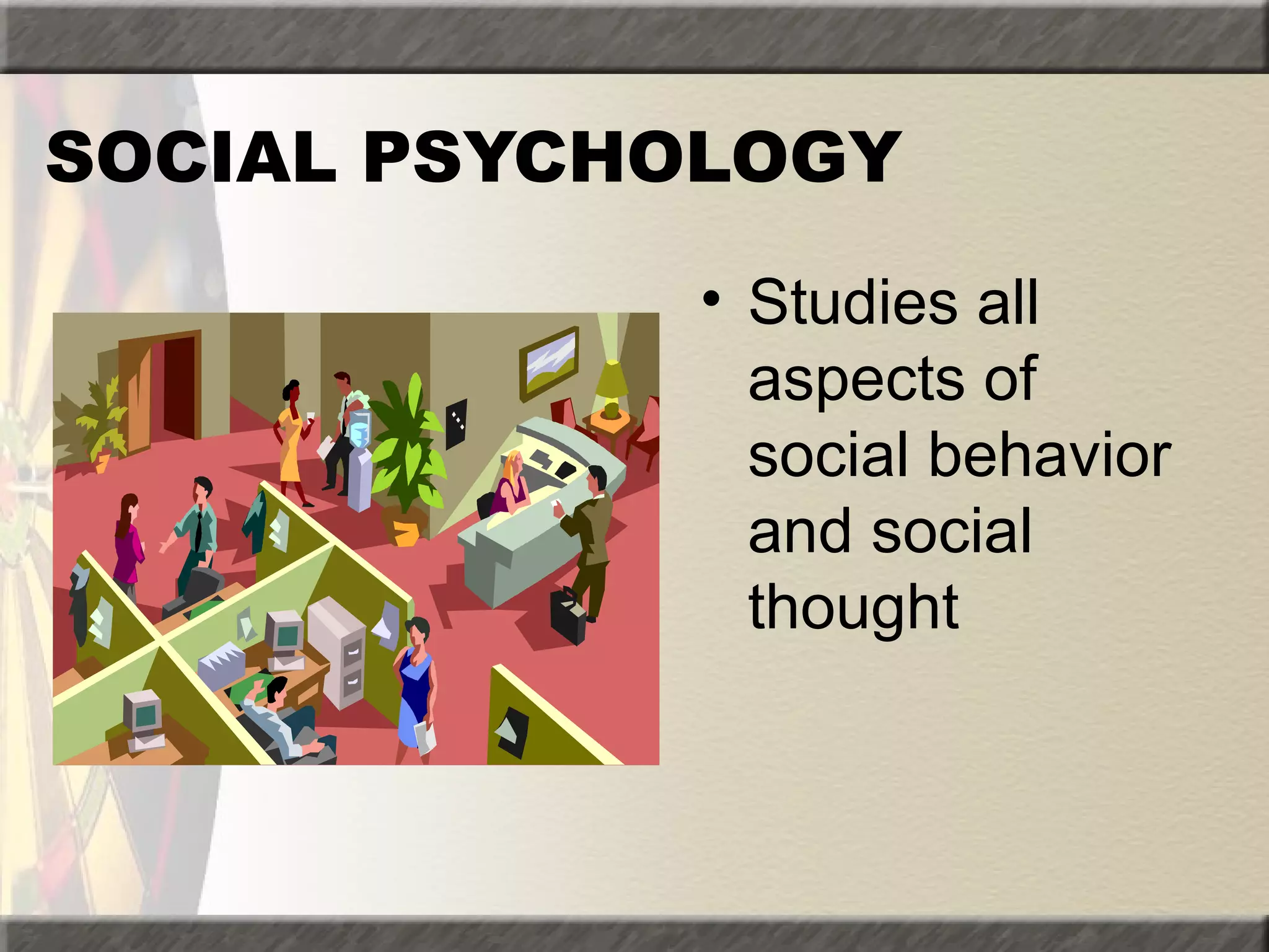 Approaches to Psychology | PPT