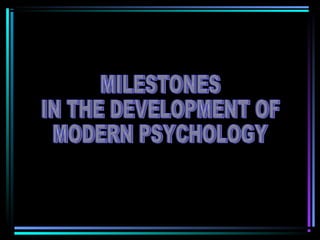 Approaches to Psychology | PPT
