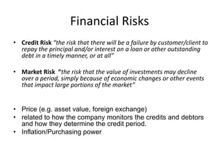 Approaches to risk management banking example slides | PPT
