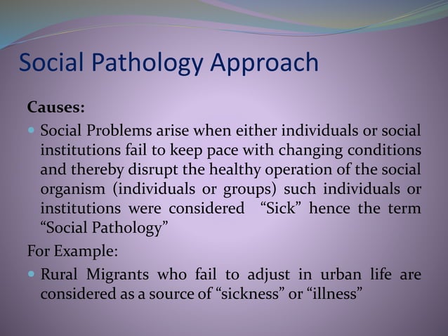 Approaches to social problems | PPTX