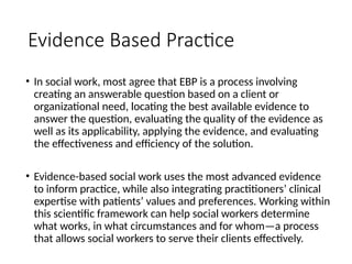 Approaches to Social Work for phd coursework | PPTX