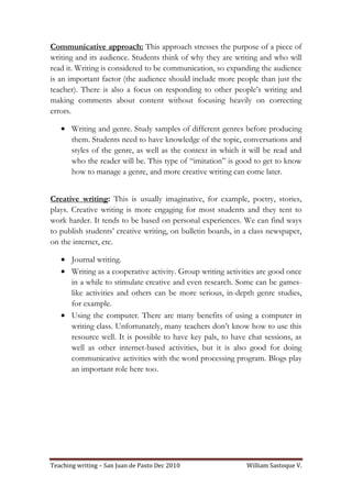 Approaches to student writing | DOCX