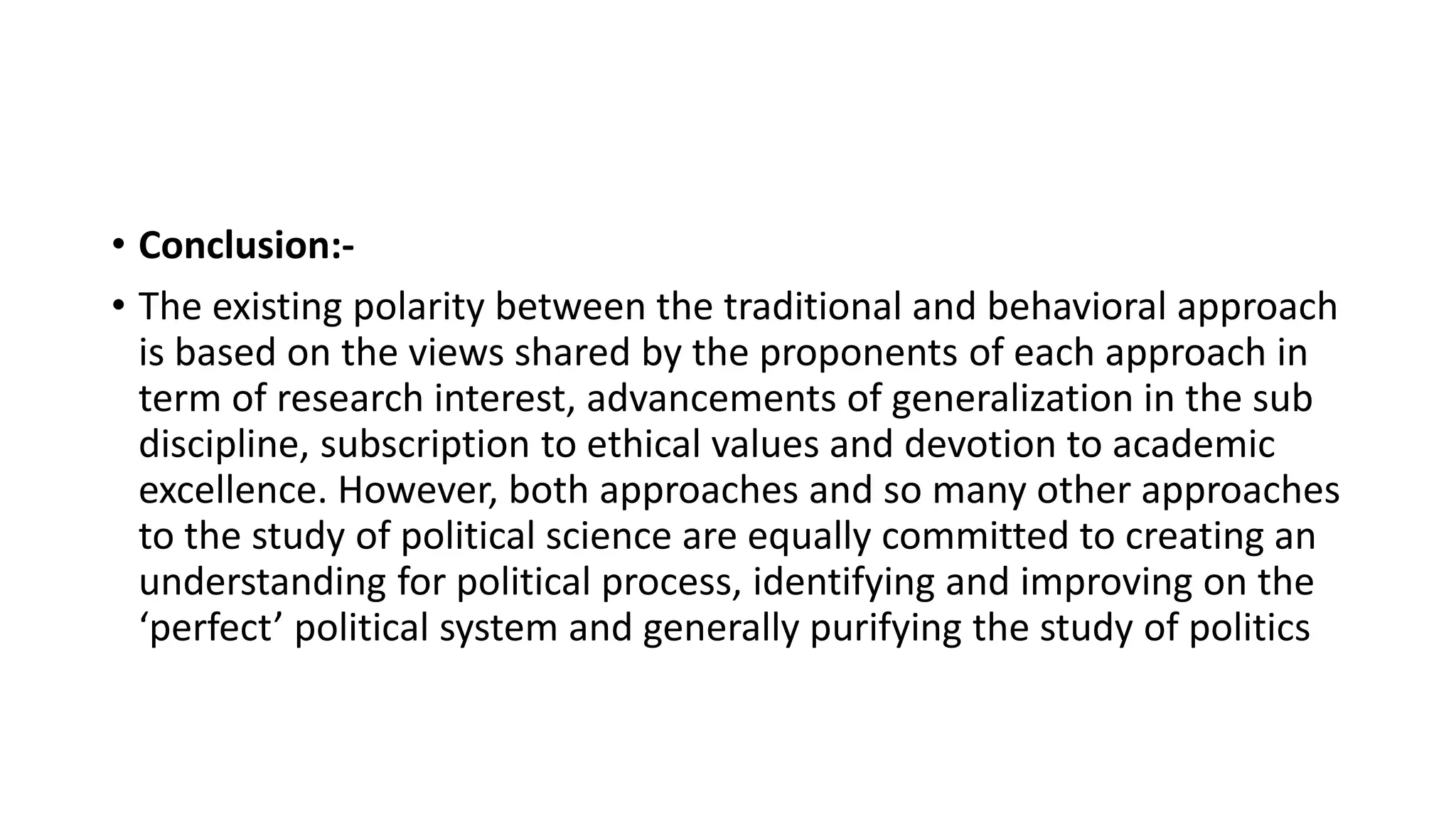 Approaches to study the Political Science.pptx