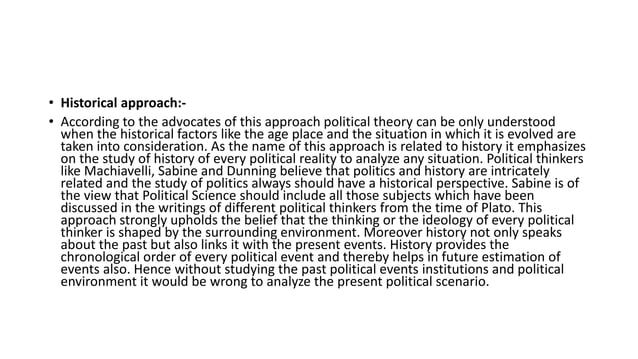 Approaches to study the Political Science.pptx