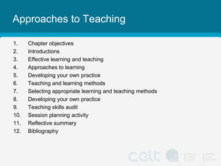 Approaches to teaching | PPT