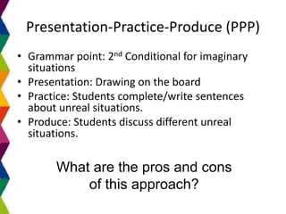 Approaches to teaching grammar version 2 | PPTX