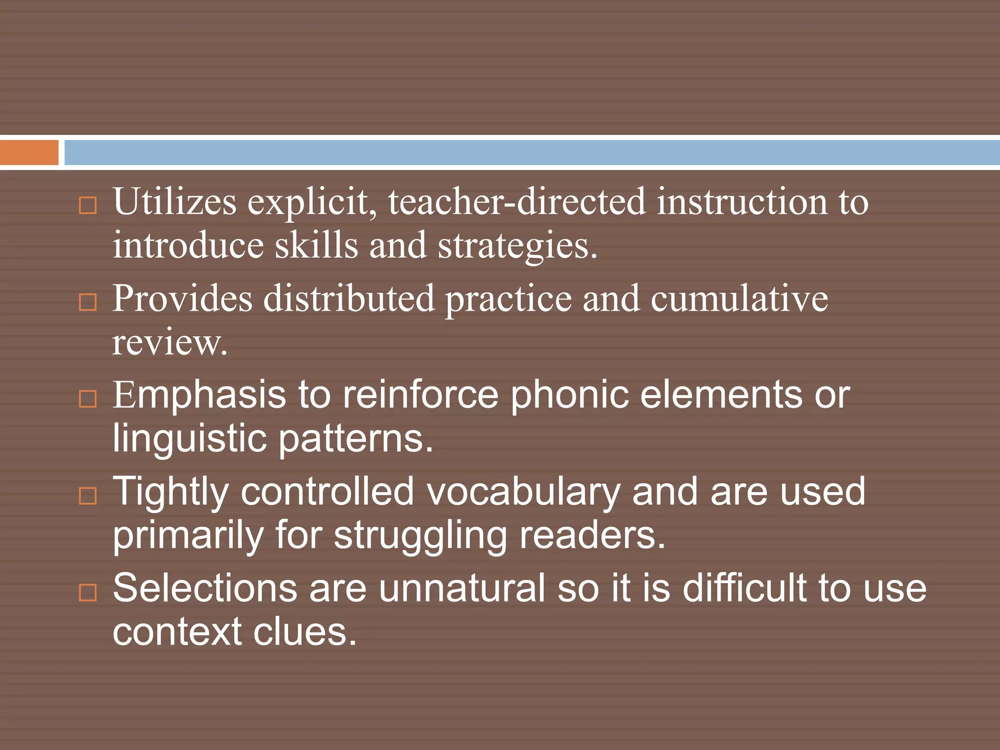 Approaches to teach reading | PPTX