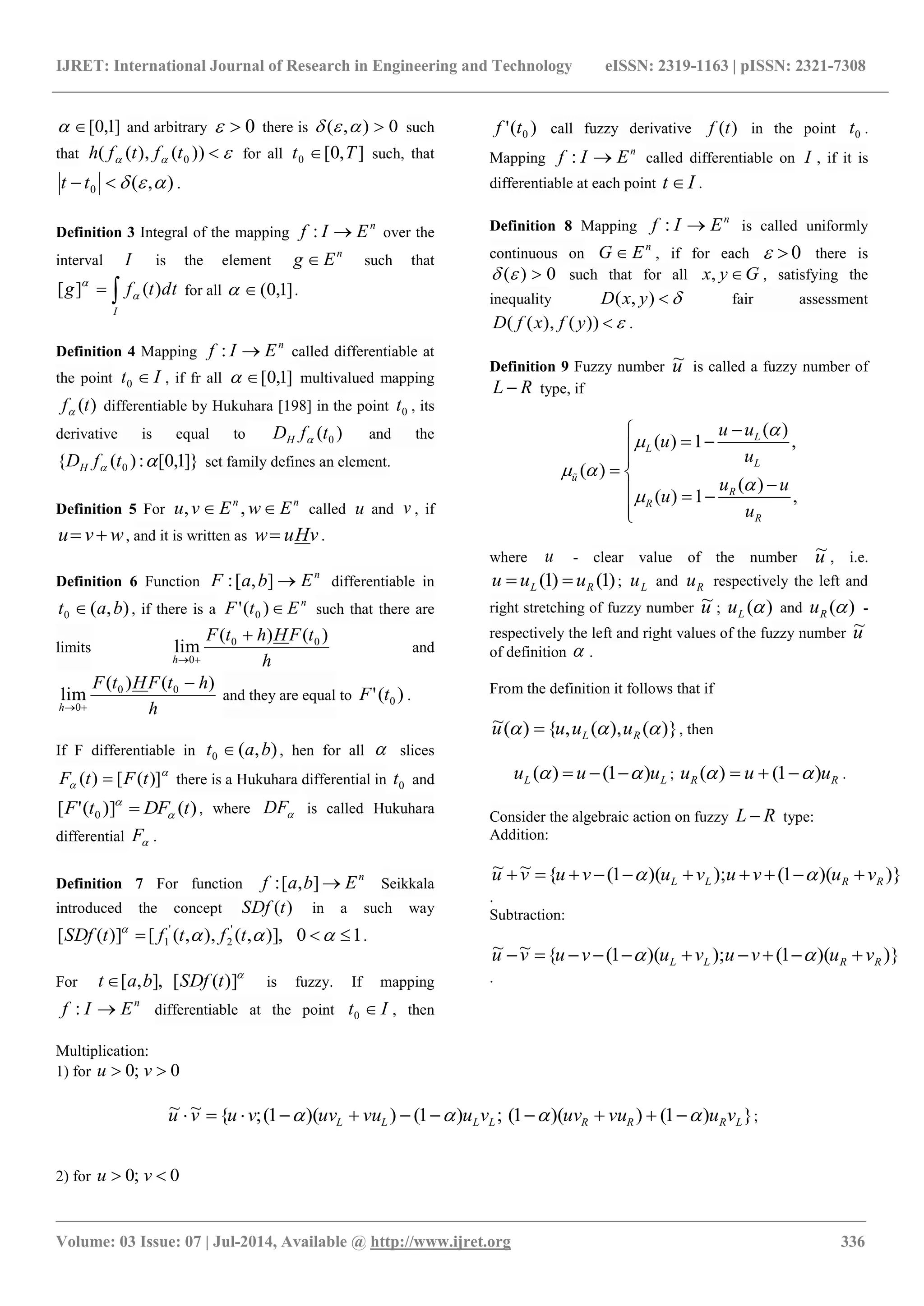 Approaches to the numerical solving of fuzzy | PDF