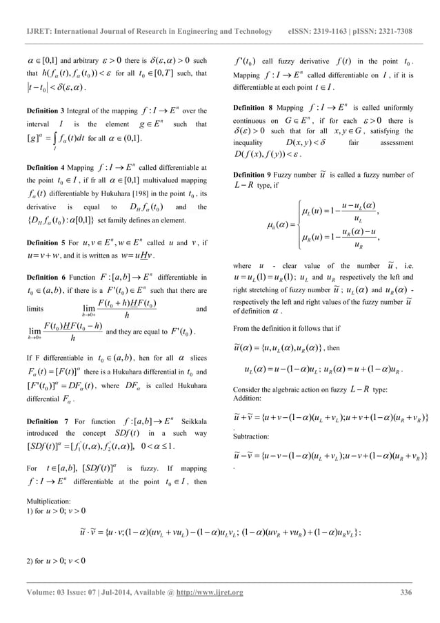 Approaches to the numerical solving of fuzzy | PDF
