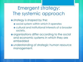 Approaches to the strategy making process | PPTX