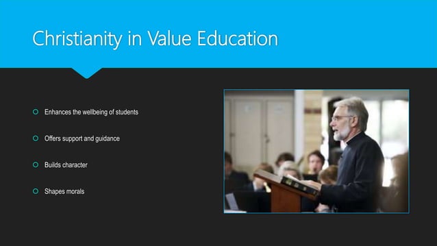Approaches to values and value education in Christianity | PPT