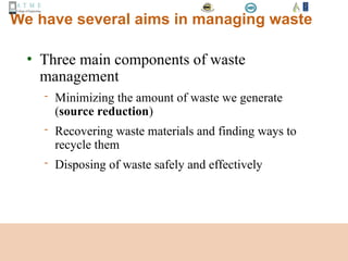 Approaches to Waste Management .ppt
