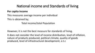 Approaches used in Measuring ational income | PPTX