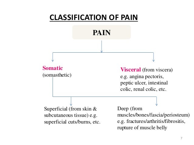 Approach & evaluation of patient with somatic pain