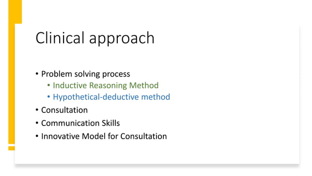 Approach to history taking and physical examination in family medicine ...