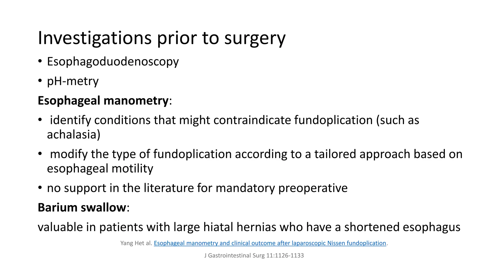 Approach, indications and surgical management of gerd 2 | PPTX