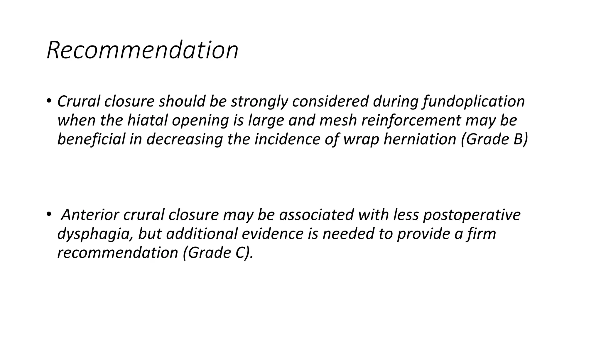 Approach, indications and surgical management of gerd 2 | PPTX
